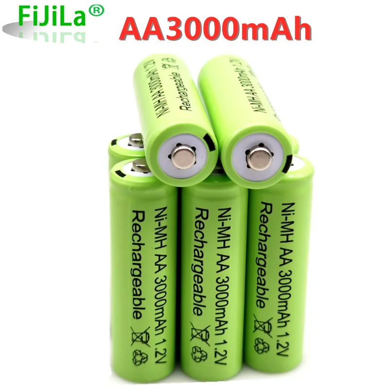 1.2V Aa 3000Mah Nimh Oplaadbare Batterijen Groene ... – Vicedeal