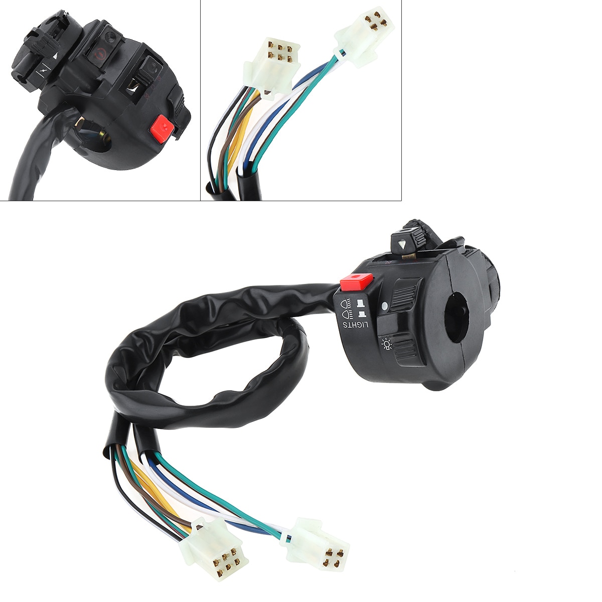 Motorcycle Handlebar Control Switch Five-function ... – Grandado