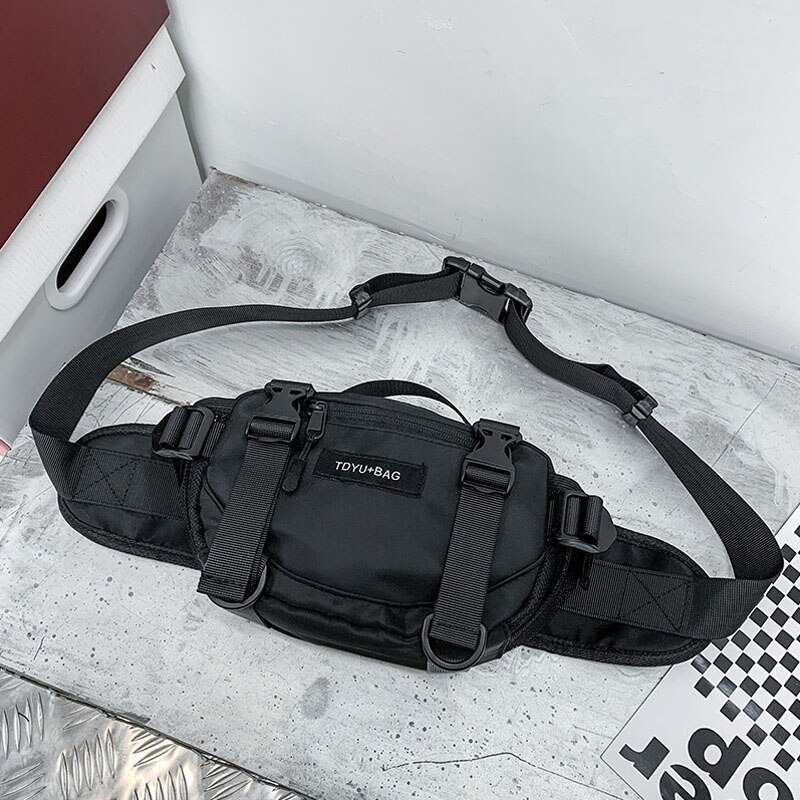 Hip hop Waist Bag Nylon Crossbody Chest pack Stree... – Grandado
