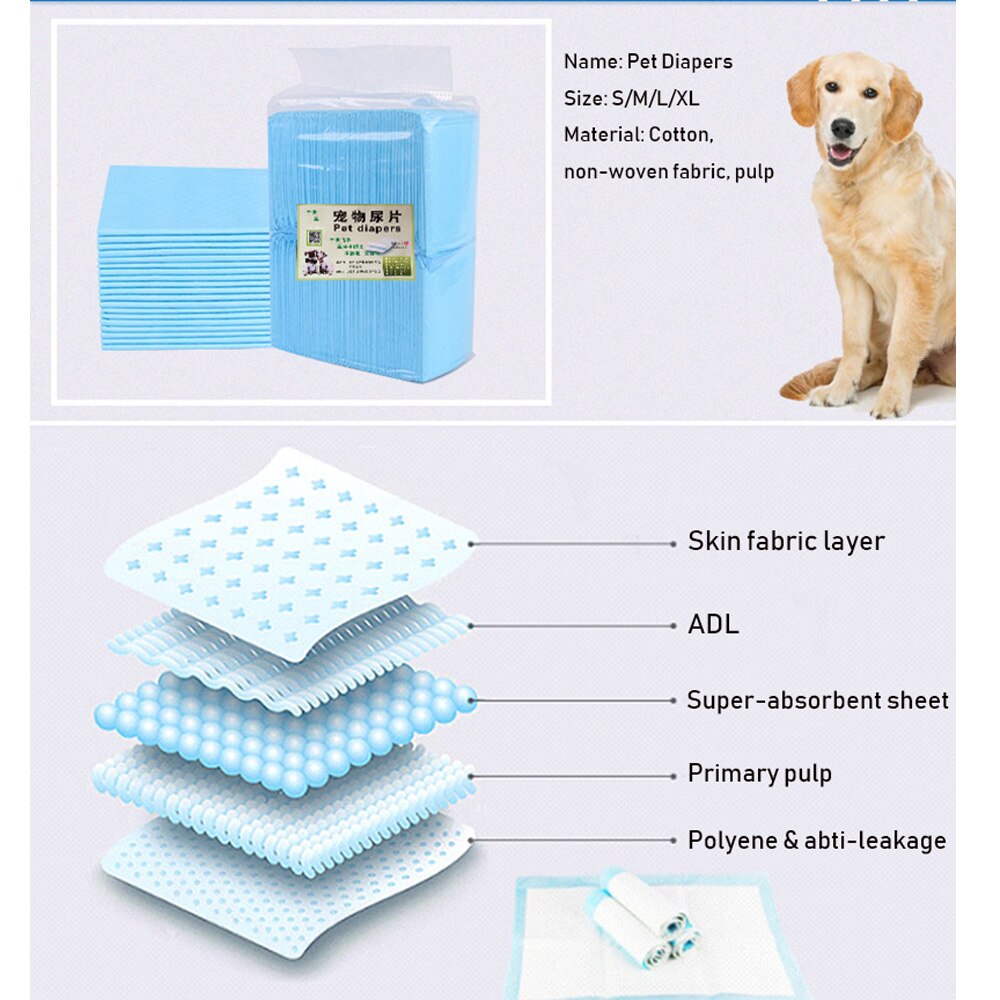 100/50/20pcs pet diapers super absorbent disposabl... – Vicedeal