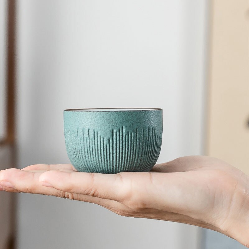 Ceramic tea cup tea cup single cup small tea cup h... – Grandado