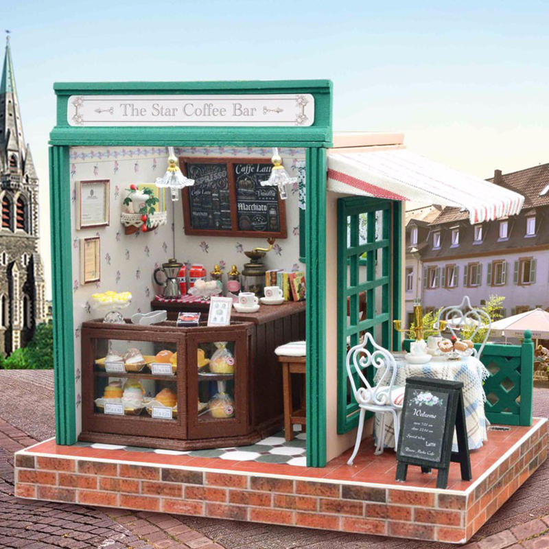 DIY Holz Haus Miniaturas mit Möbel DIY Miniatur Ha... – Grandado