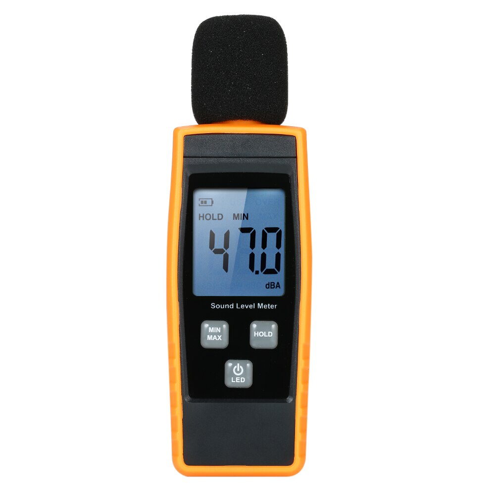 LCD Digital Sound Level Meter DB Meters 30-130dBA ... – Grandado