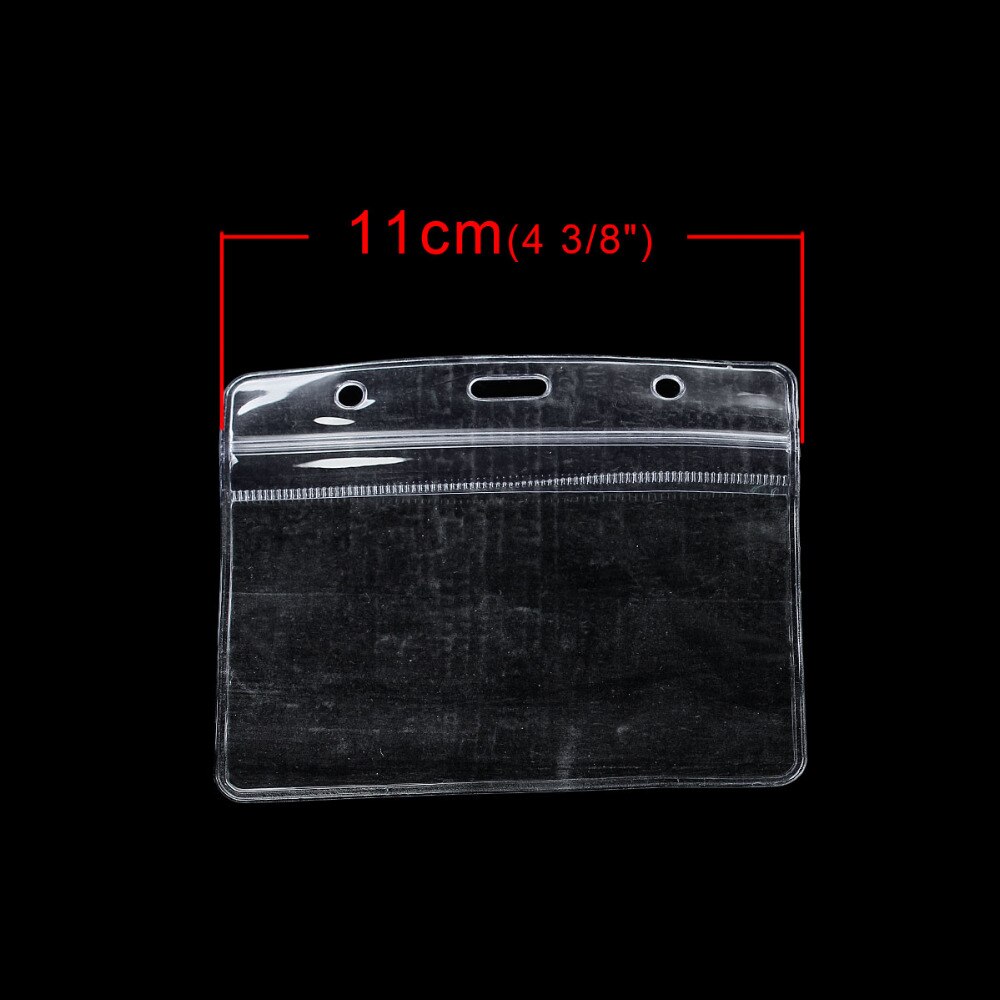 Plastic Horizontal ID Card Holder Transparent Badg... – Grandado