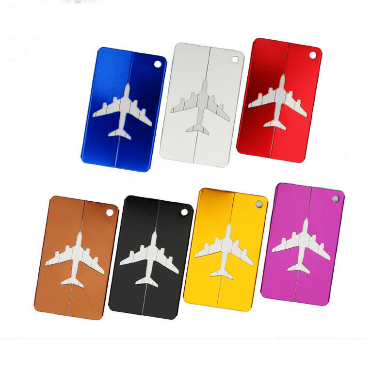 Aluminium Luggage Tags Suitcase Label Name Address... – Vicedeal