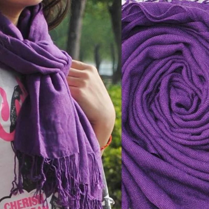 Women Wrap Scarf Cashmere Wool Scarves Silk Solid ... – Grandado