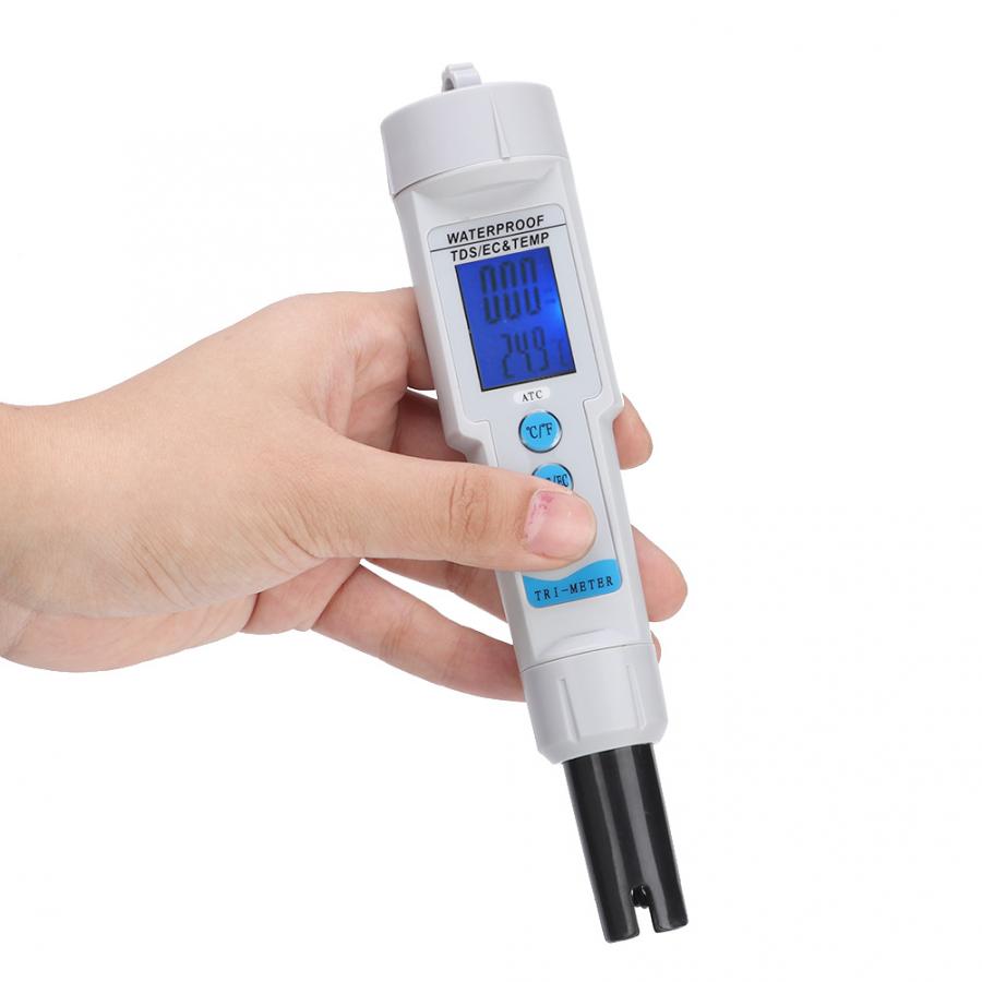 EC TDS TEM Meter Portable Water Tester Automatic C... – Vicedeal