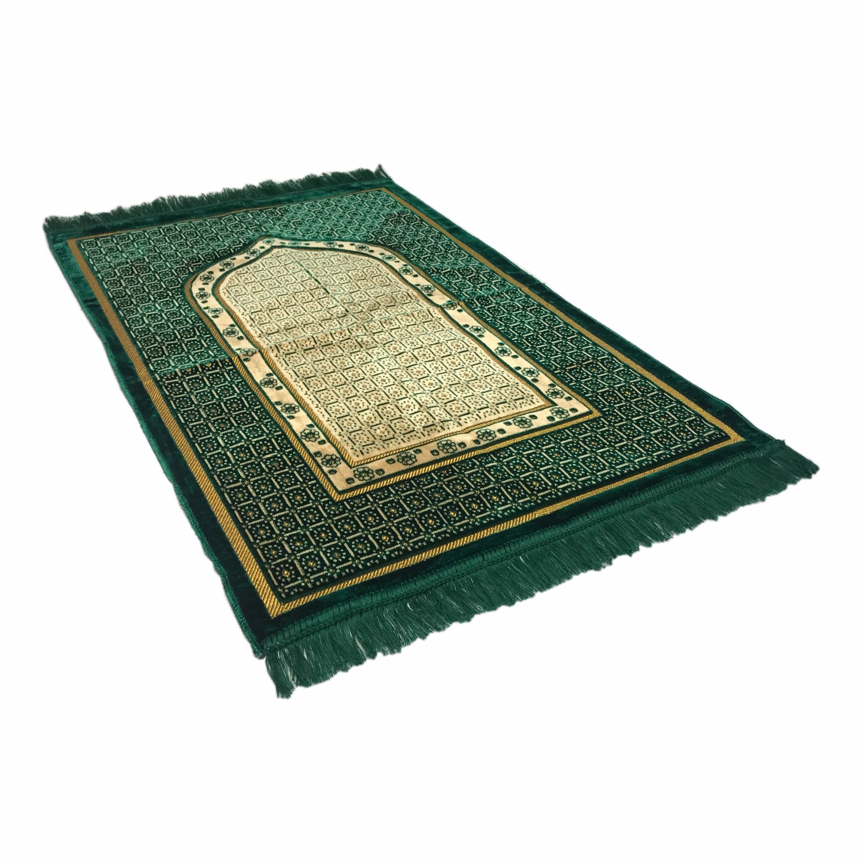 Islamic Prayer Rug - Cotton Prayer Mat Muslim Eid ... – Grandado