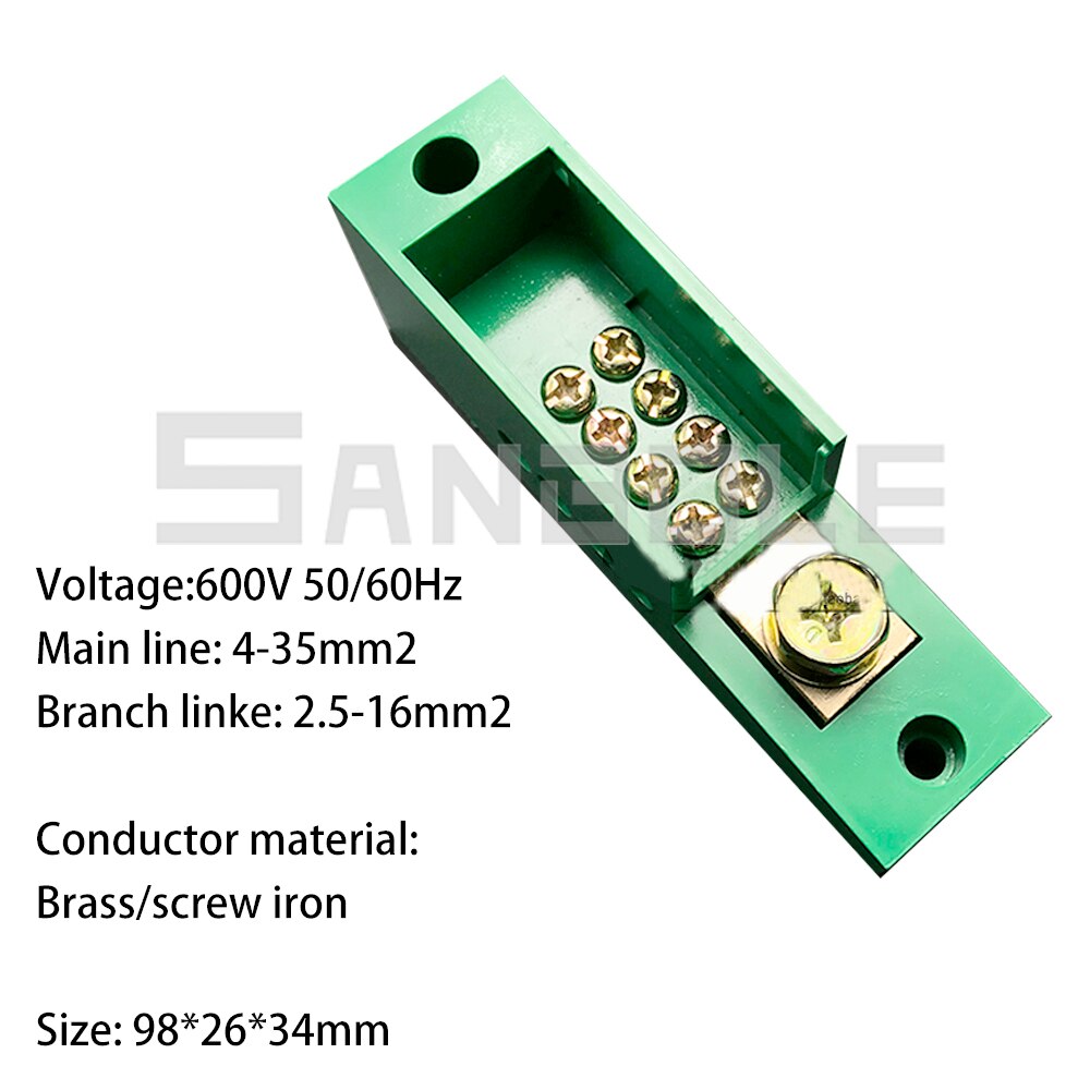 FJ6/JHD One In Four Out High Power Terminal Block ... – Vicedeal
