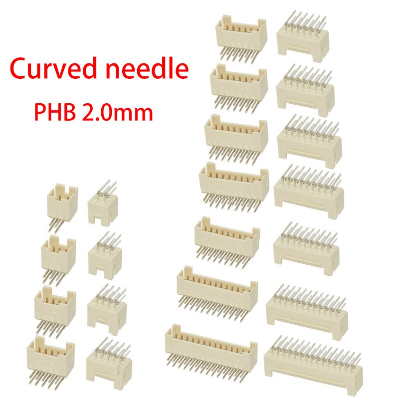 10pcs/lot Original PHB 2.0mm pitch curved needle s... – Grandado