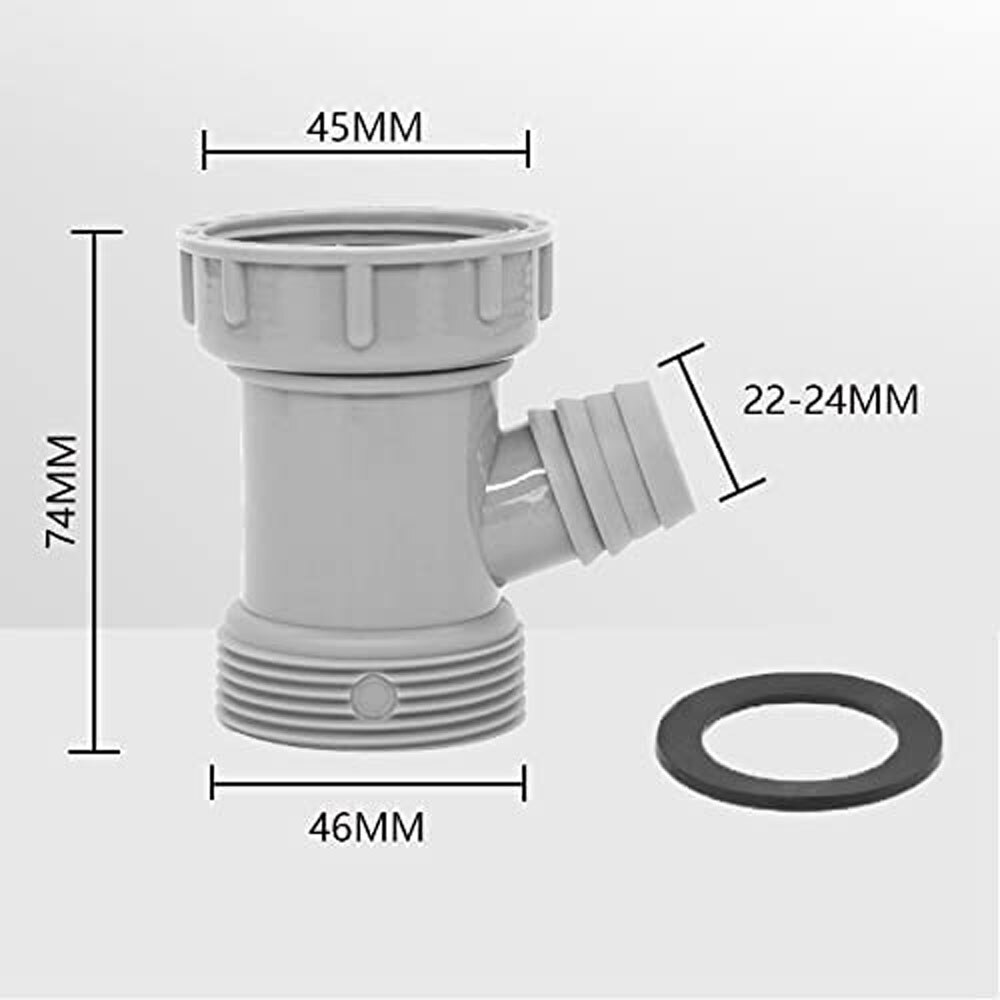 Drain Adapter Y-Shaped Kitchen Basin Sewer Branch ... – Grandado