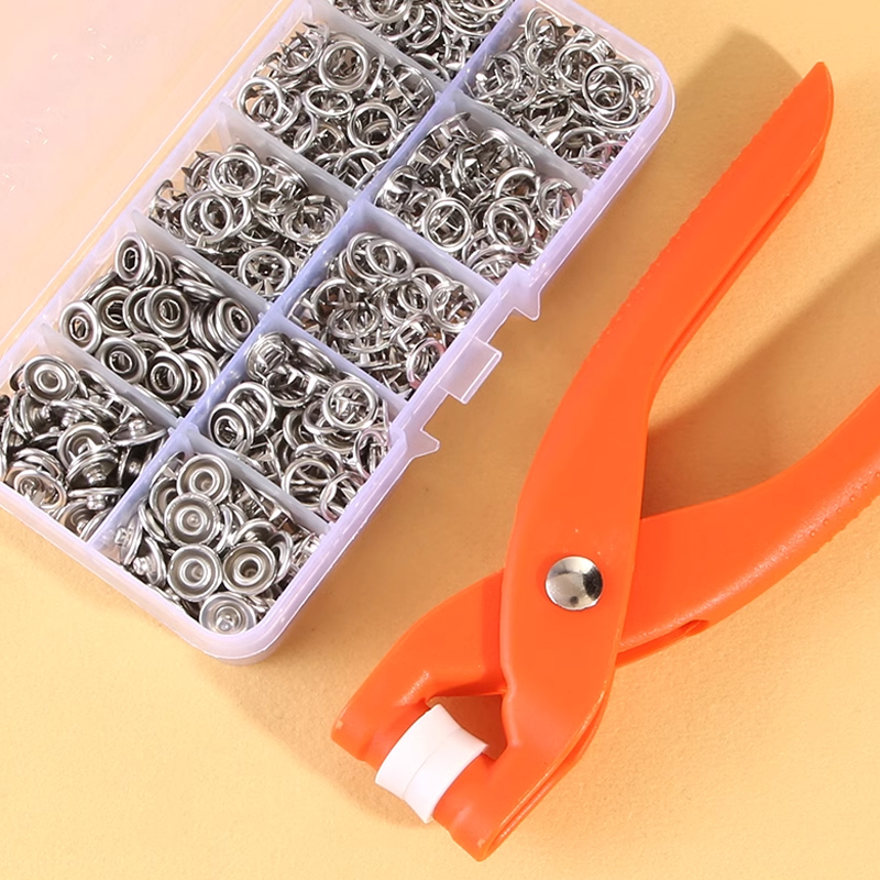 Drukknoopset met handdruktang 50 stuks 100 stuks d... – Vicedeal