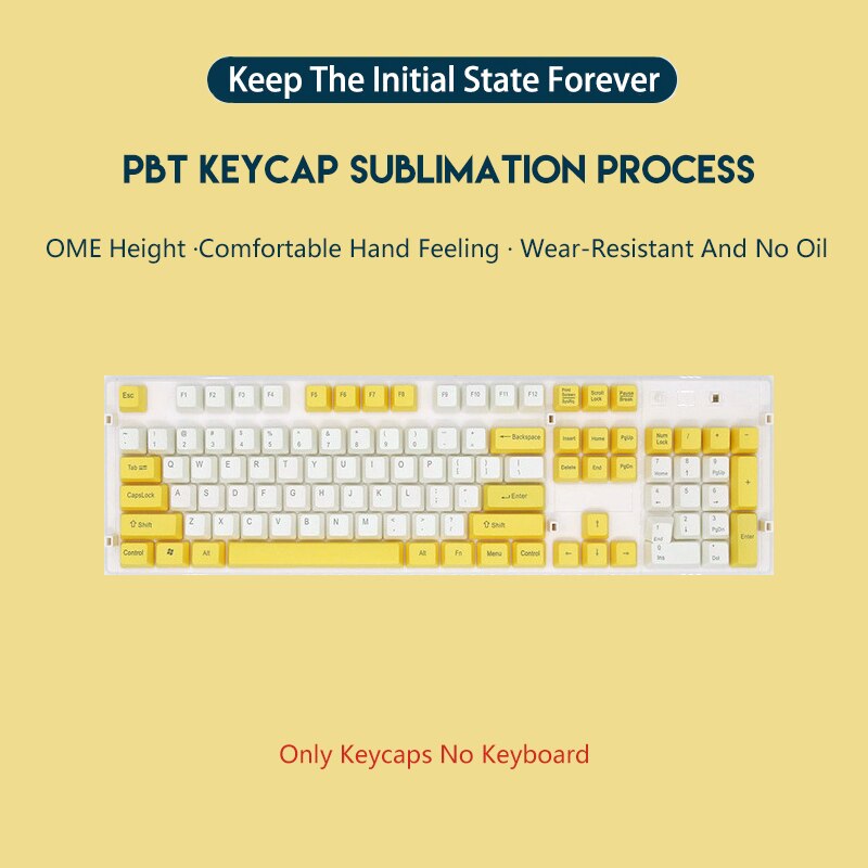 Keycaps Mechanical Gaming Keyboard Keycaps 108 key... – Grandado