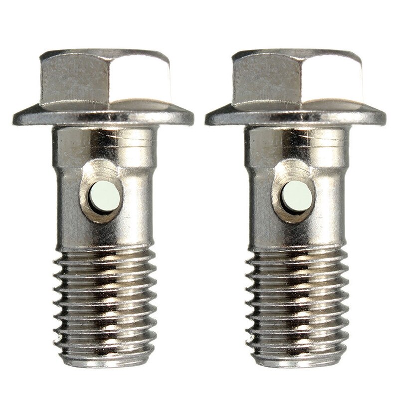 2 Stck Motorrad Edelstahl Bremse Banjo Schraube M1 Grandado
