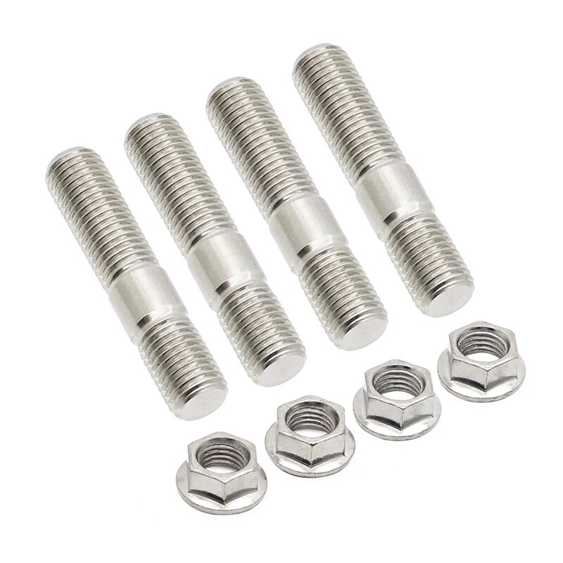10mm M10 x 1.25 Exhaust Studs Serrated Nuts Bolts ... – Vicedeal