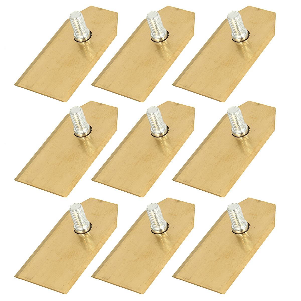 9pcs/set Titanium Coated Lawnmower Blade 0.6mm wit... – Grandado