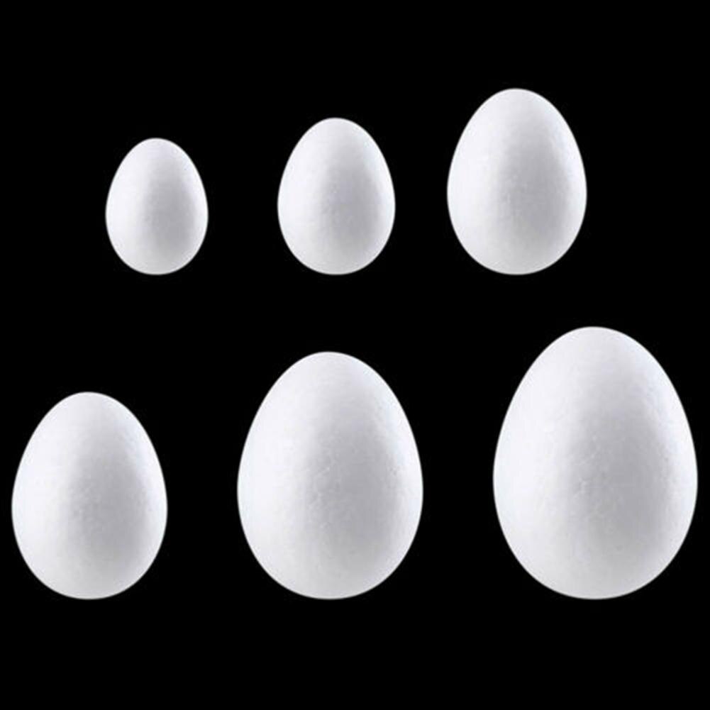 15PCS Artificial Foam Easter Eggs Ball White Craft... – Grandado
