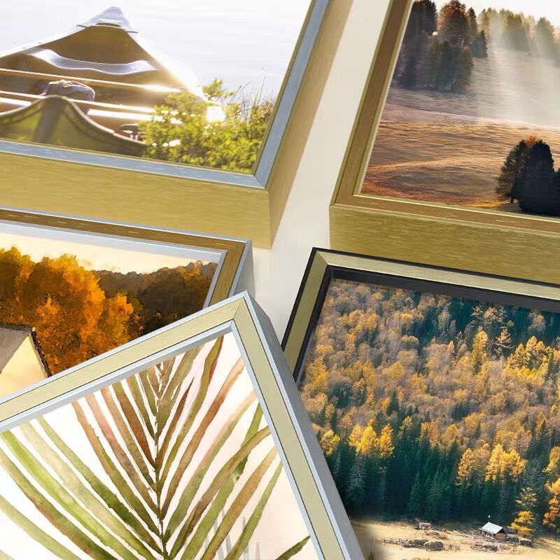 Light Gold with Silvery Mixed Color Photo Frame DI... – Vicedeal