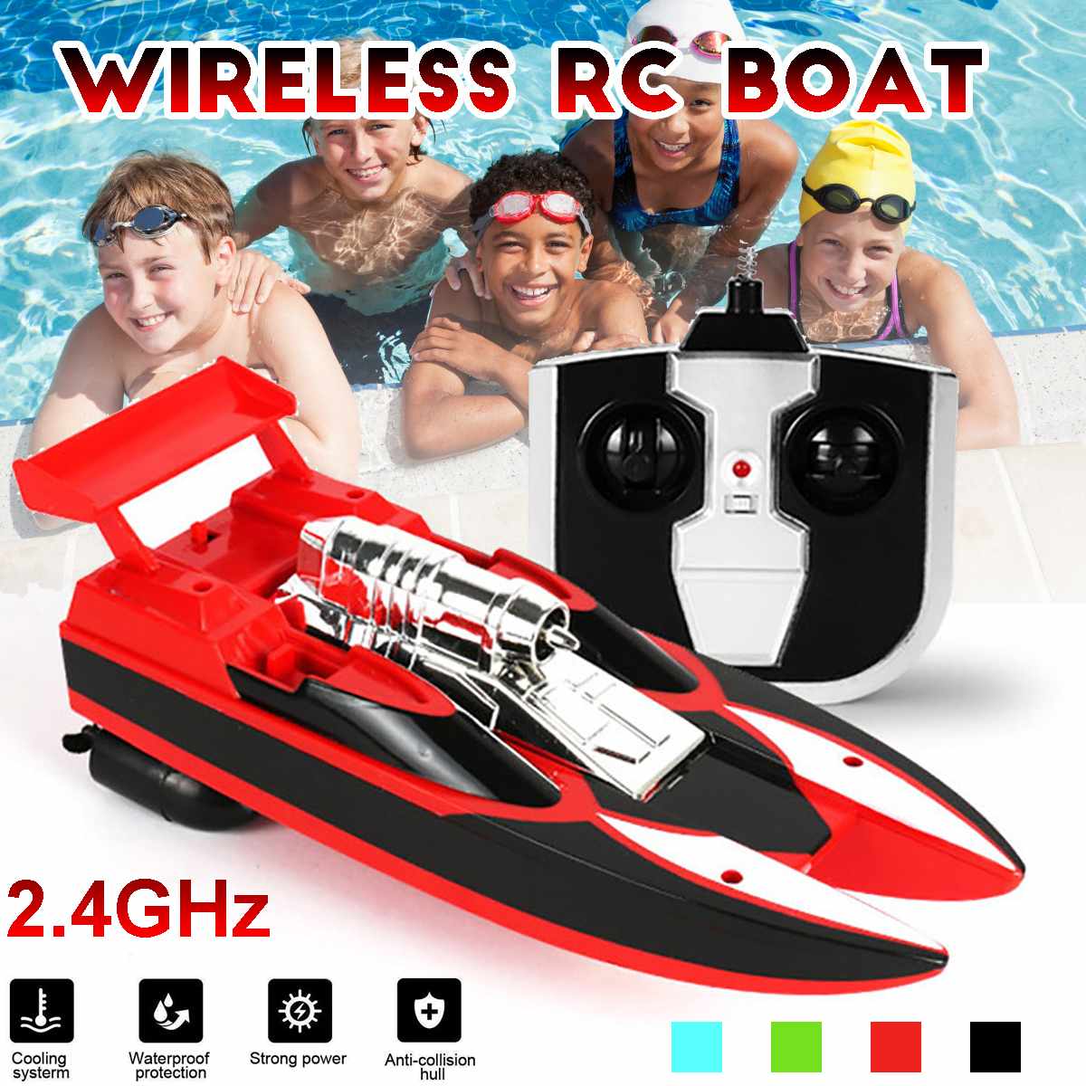 Radio Remote Control Twin Motor High Speed Boat RC... – Grandado