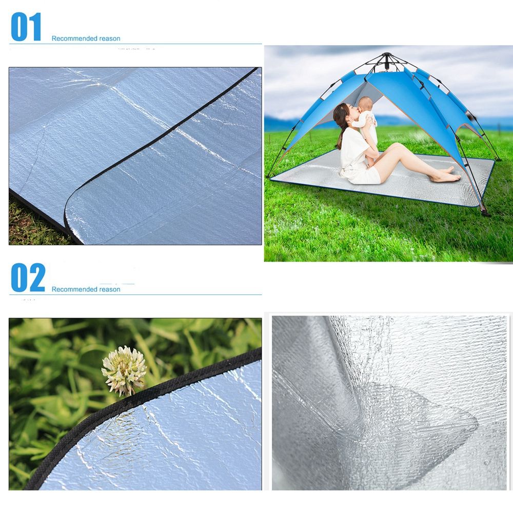 Waterproof Aluminum Foil EVA Camping Mat Foldable ... – Grandado