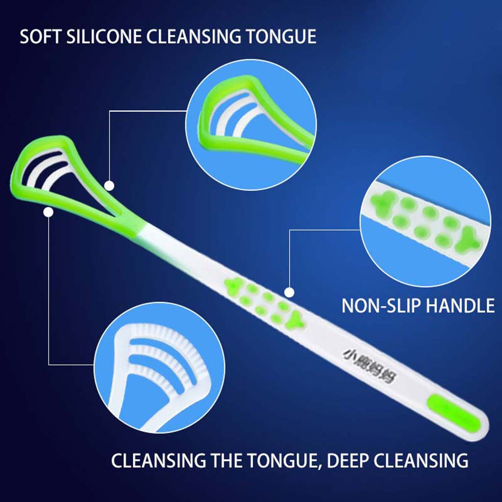 1Pc Tongue Cleaner Scraper Brush Soft Brush Oral H... – Vicedeal