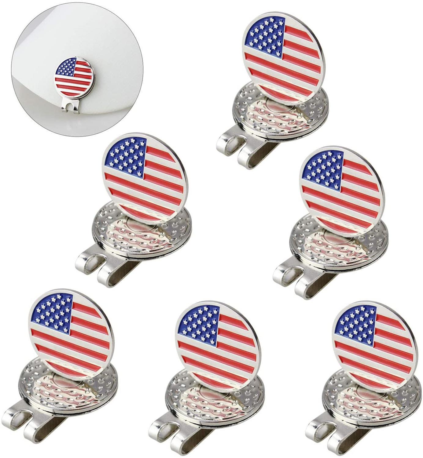 6pcs/Pack Golf Ball Marker Clip,Silicone Ball Mark... – Grandado