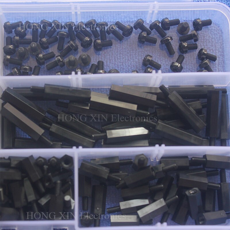 250Pcs M3 Male-Female Spacers Standoff PA66 PCB Th... – Grandado