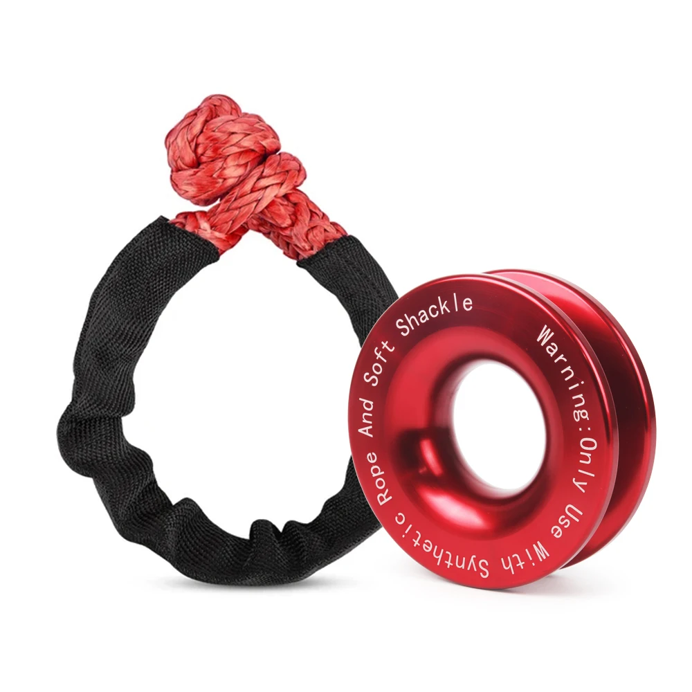 55000lbs Winch Rope Synthetic Soft Shackle+Recover... – Grandado