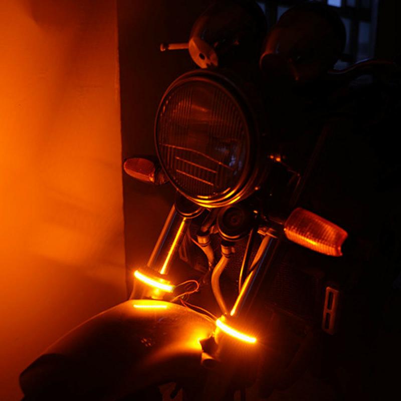 2X Motorcycle Super Bright Amber LED Front Fork Tu... – Grandado