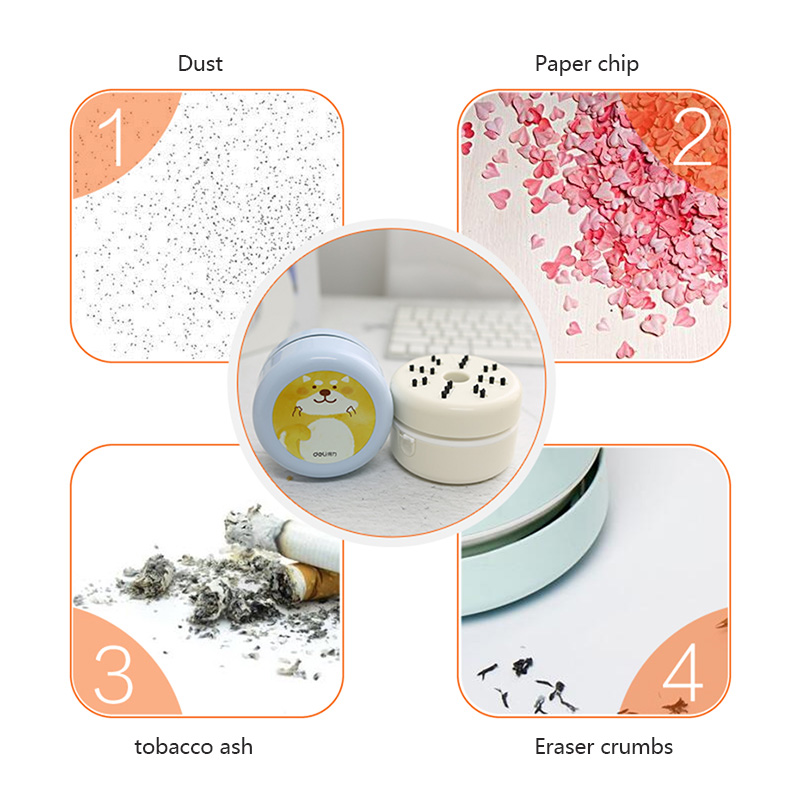 Deli 18880 Desk Set Portable Desktop Cleaner Mini ... – Vicedeal