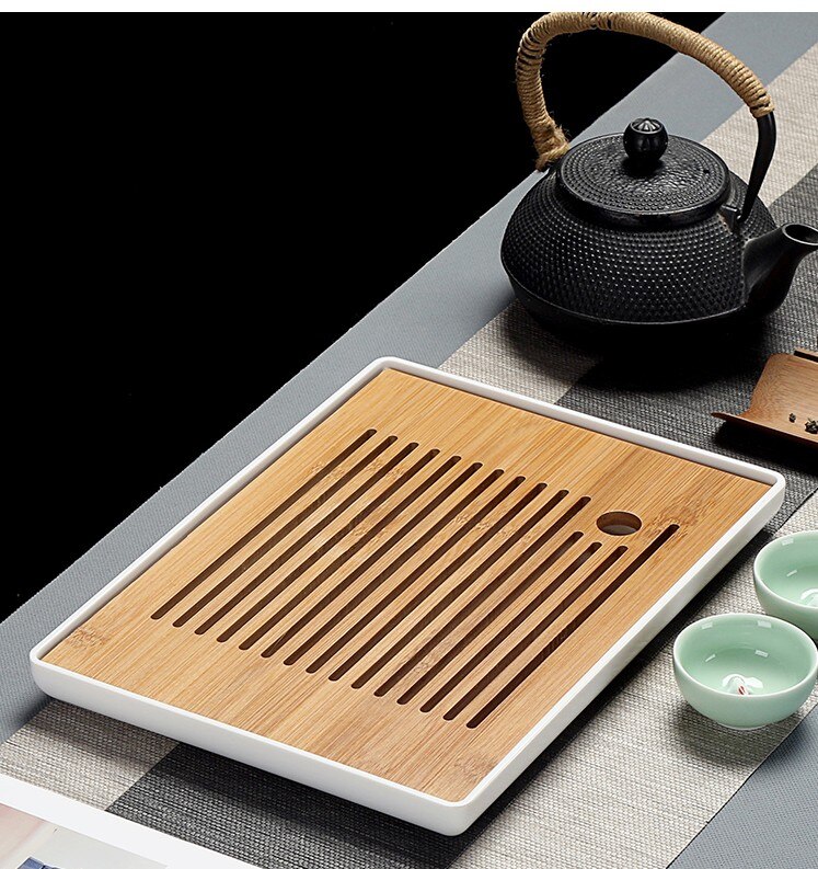 Bamboo Tea Trays-Chinese Tea Serving Kung-Fu Tea T... – Grandado