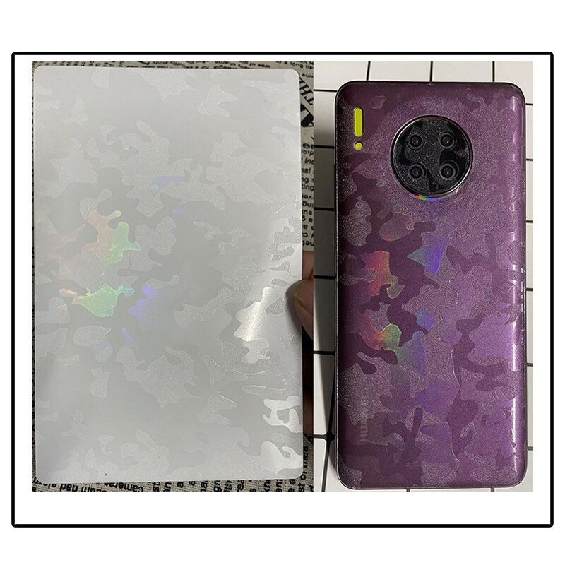 50Pcs 3D Transparant Reliëf Terug Film Sticker Voo... – Vicedeal