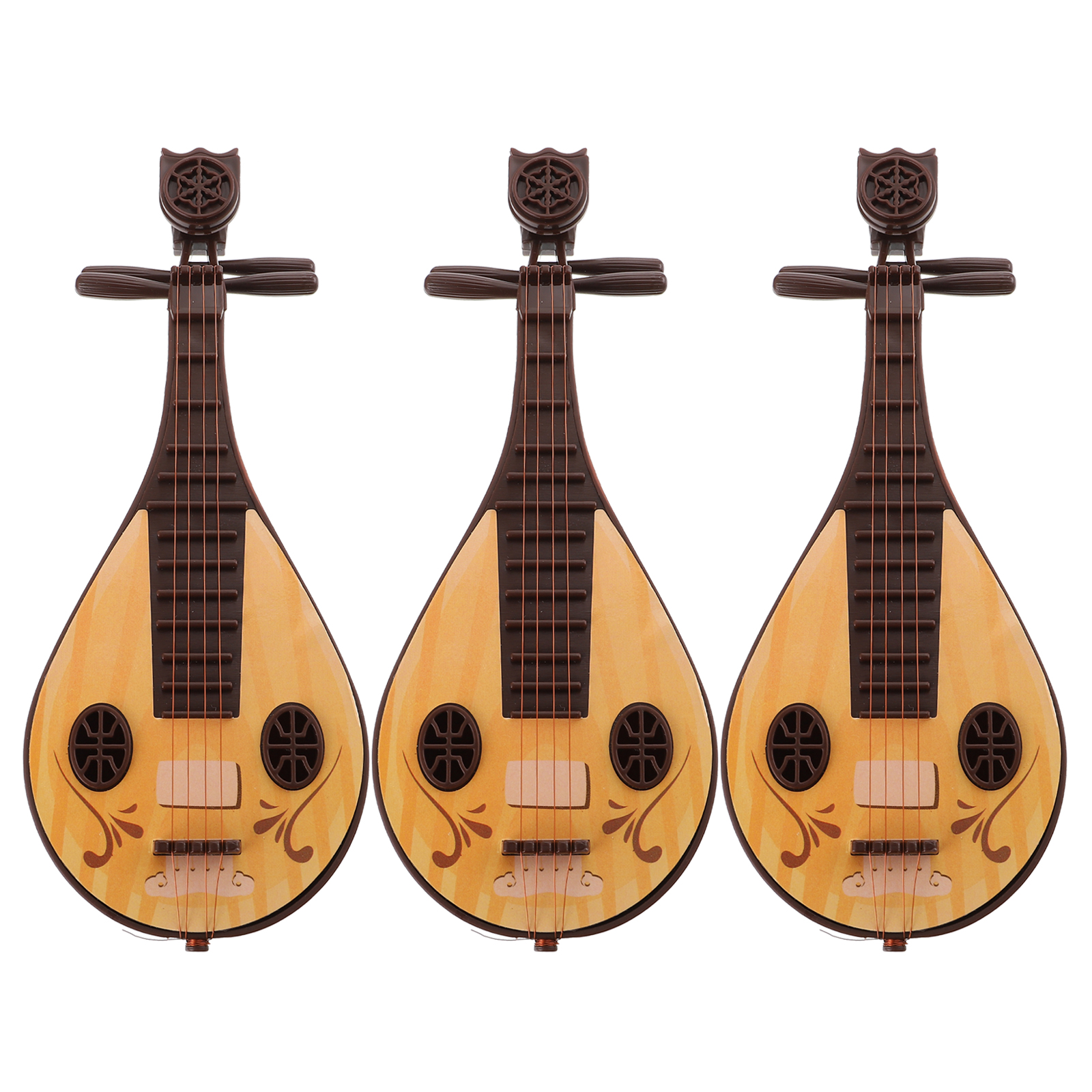 3Pcs Klassieke Pipa Model Decoratieve Mini Muzieki... – Vicedeal