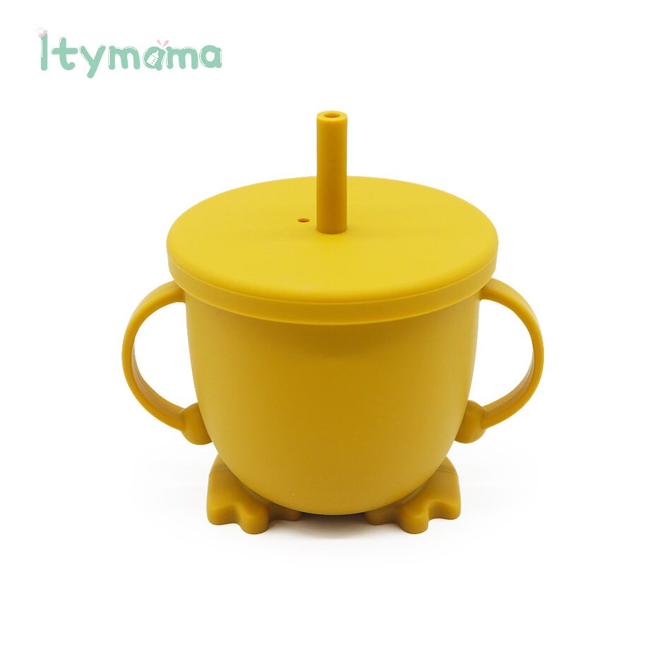 Baby Sippy Cup Silicone Baby Feeding Cups Baby Lea... – Grandado
