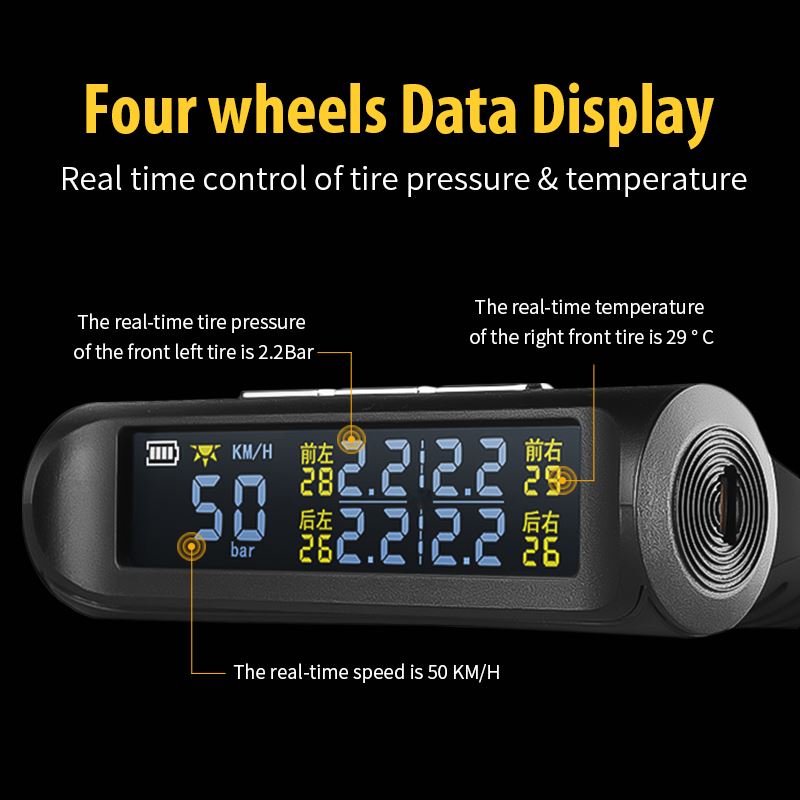 AUTOOL TW500 Tire Pressure Alarm Tire Temperature ... – Grandado