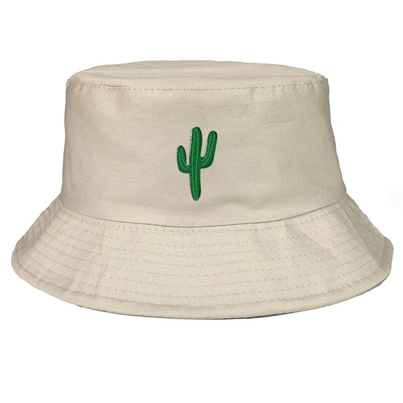 Summer fisherman hat Women Cartoon cactus print bu... – Vicedeal