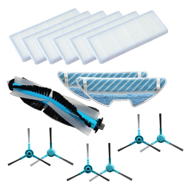 Roller Main Brush Dust Hepa Filter Side Brush Mop ... – Grandado