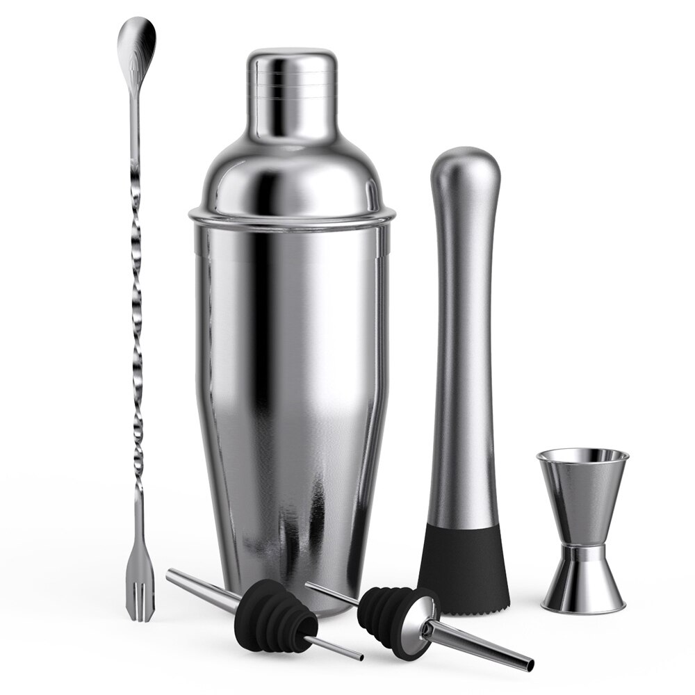 750ml/550ml Stainless Bar Cocktail Shaker Set Barw... – Grandado