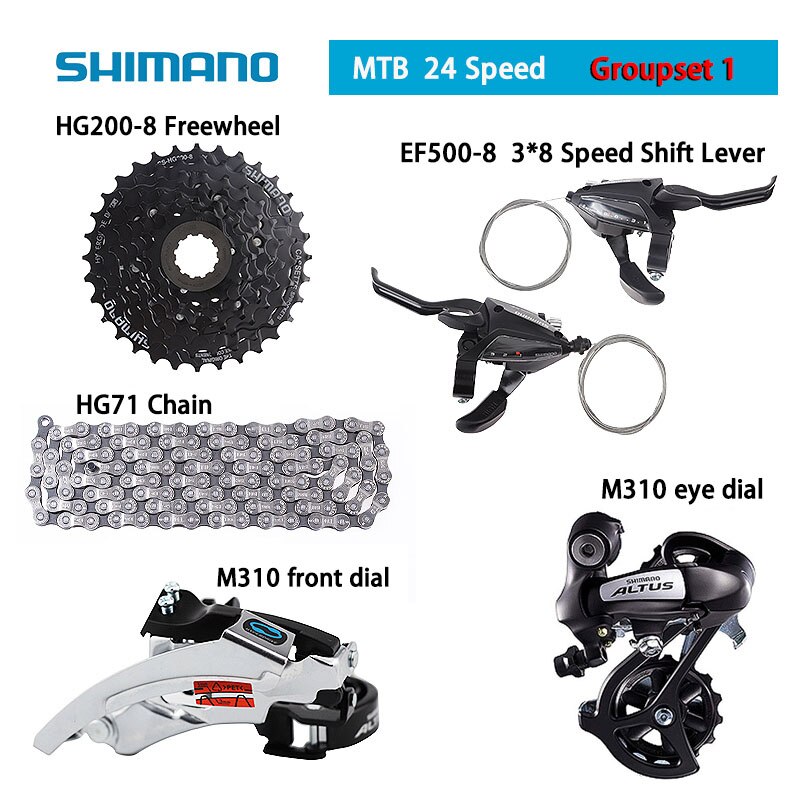 SHIMANO MTB Transmission System 3X8 24 Speed Bicyc... – Vicedeal