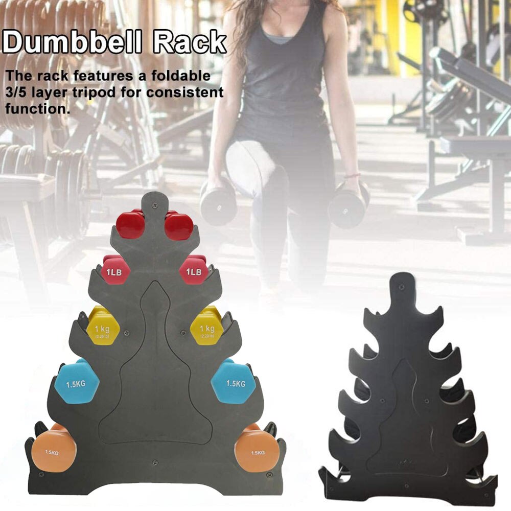 Portable Dumbbell Rack Home Gym Office Tower Stora... – Vicedeal