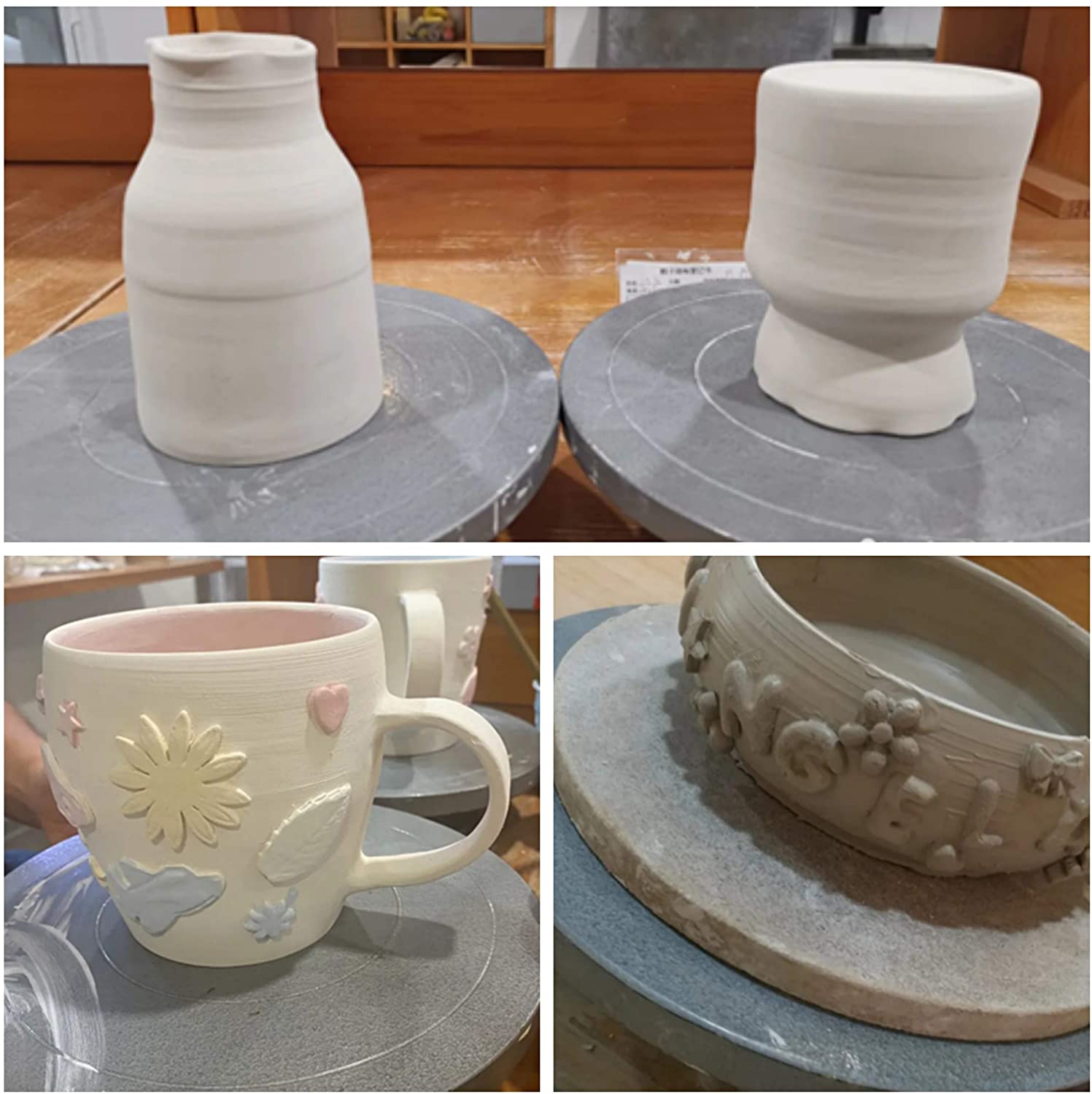 12 Inch Aluminum Alloy Pottery Wheel Turntable Cak... – Grandado