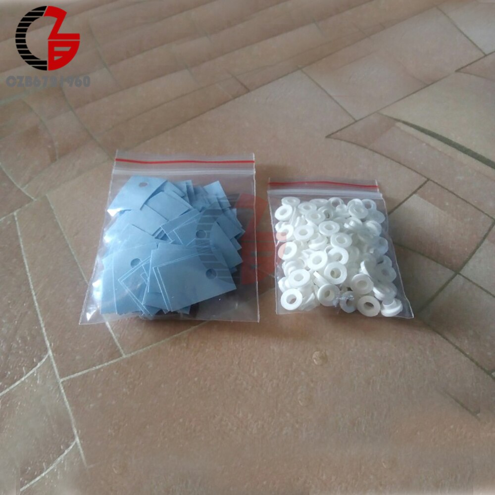 100 Stuks To-220 Transistor Plastic Washer Isolati... – Vicedeal