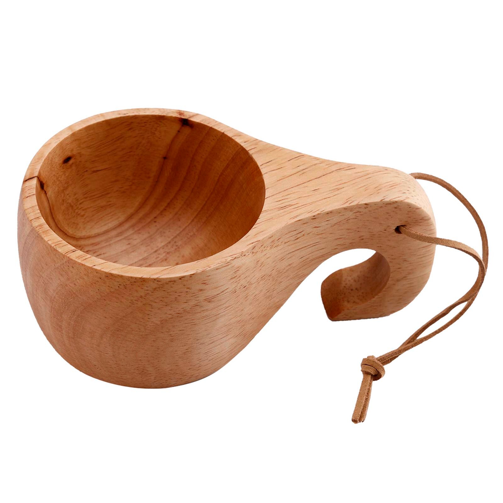 Finland Kuksa Wooden Cup Tea Portable Coffee Mug w... – Vicedeal
