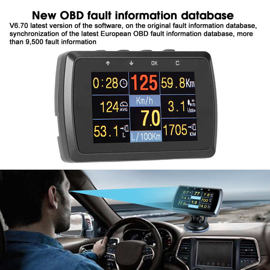 Auto Head Up Display 3,2 in HD Bildschirm Intellig... – Vicedeal
