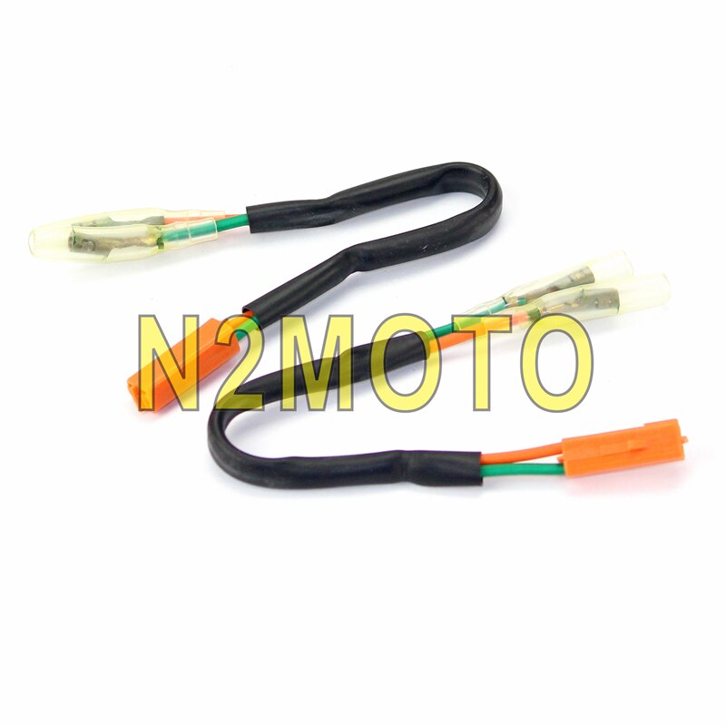 Motorcycle 4pcs Turn Signals Wire Plug Adapters OE... – Grandado