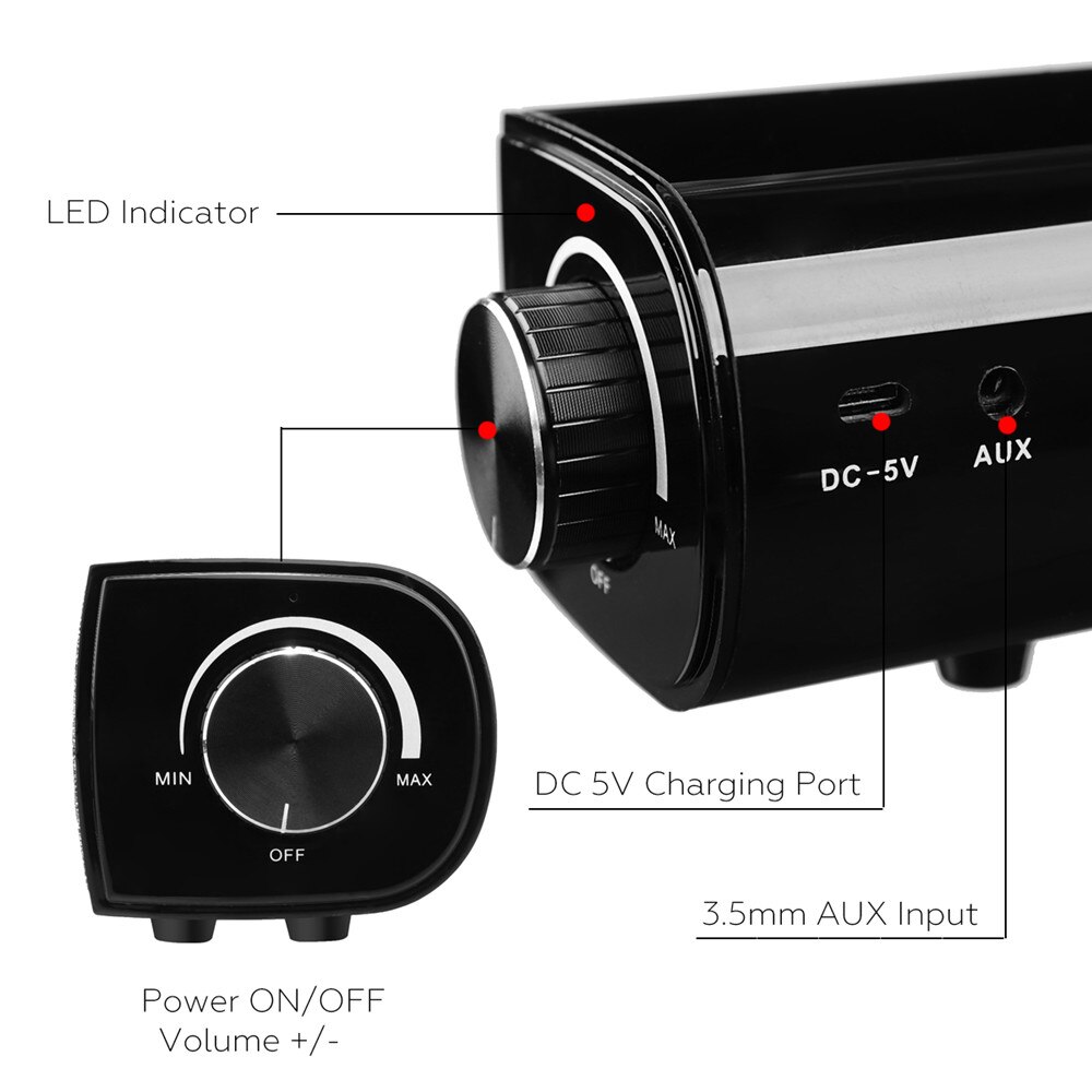 HYASIA 20W TV Lautsprecher PC bluetooth Soundbar S... – Vicedeal