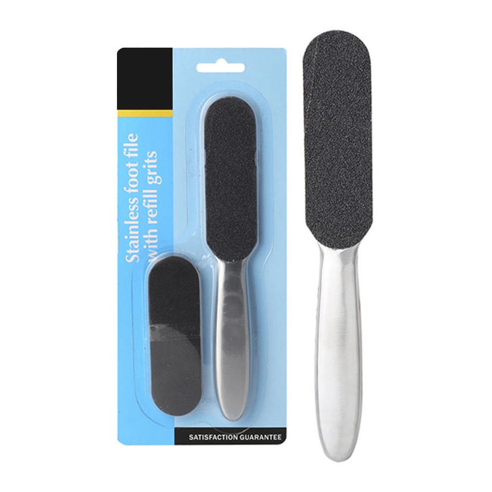 Stainless Steel Double-Sided Sandpaper Skin Corns ... – Grandado