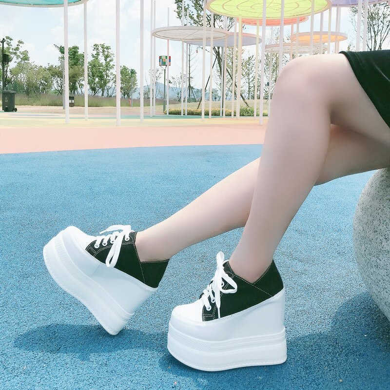 Zapatos de plataforma plana para mujer, zapatos de... – Grandado