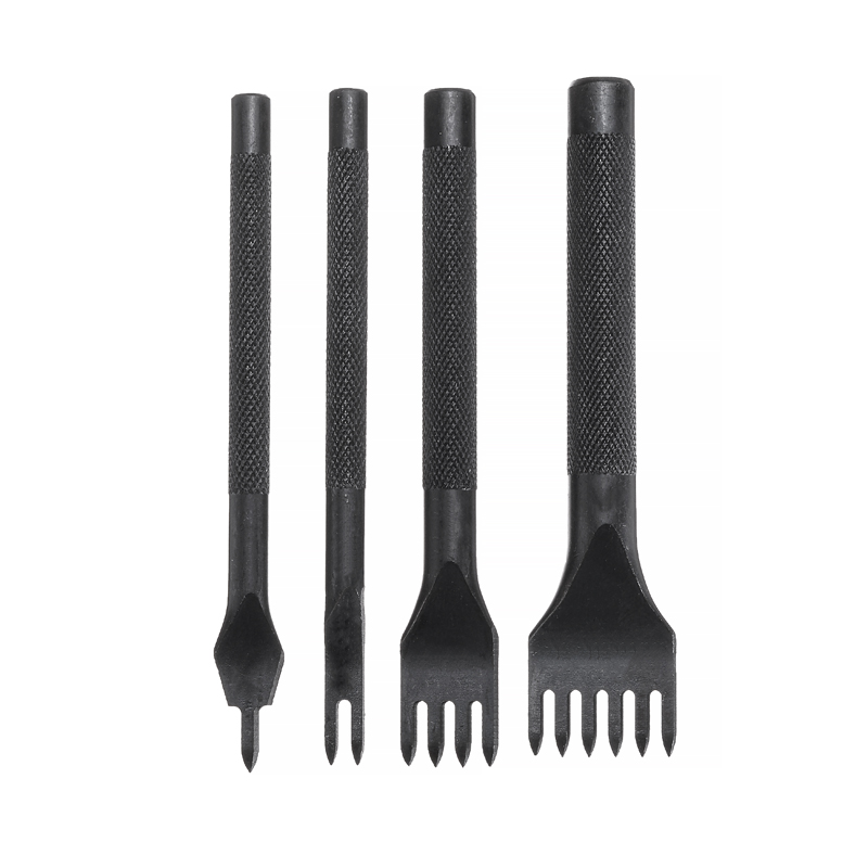 DIY Leather Hole Punching Tool Black Steel Punches... – Vicedeal