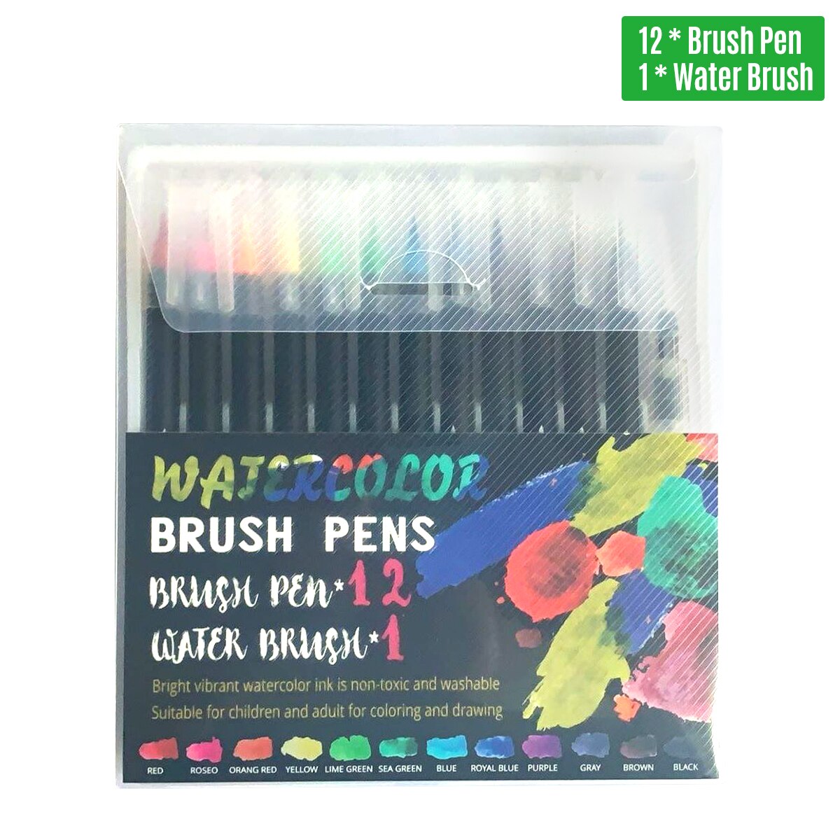 Water-color Brush Pens with Soft Flexible Brush Ti... – Vicedeal
